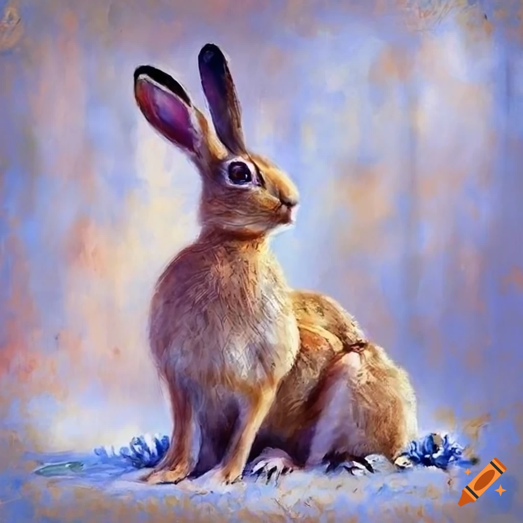 Fairytale hare in Renaissance style on Craiyon