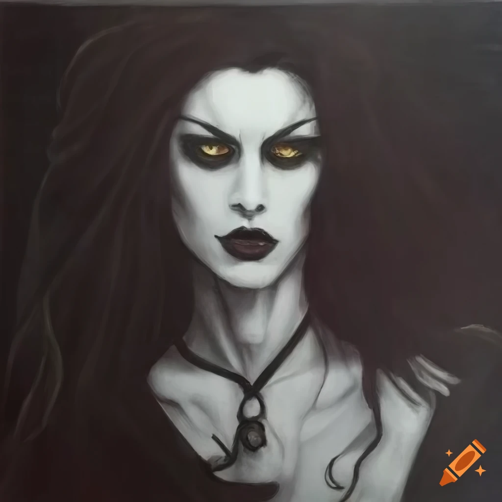 Black and white vampire art by ayami kojima