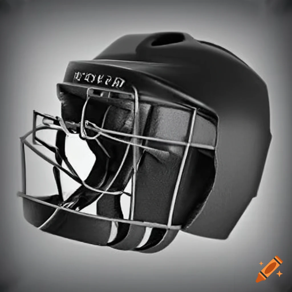 Black irish hurling helmet with integrated camera