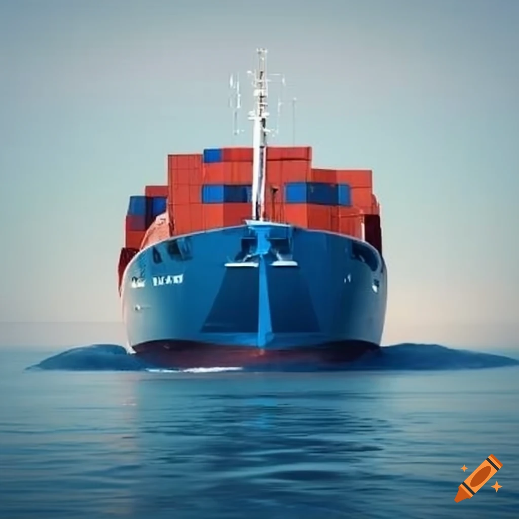 Navire porte-container on Craiyon