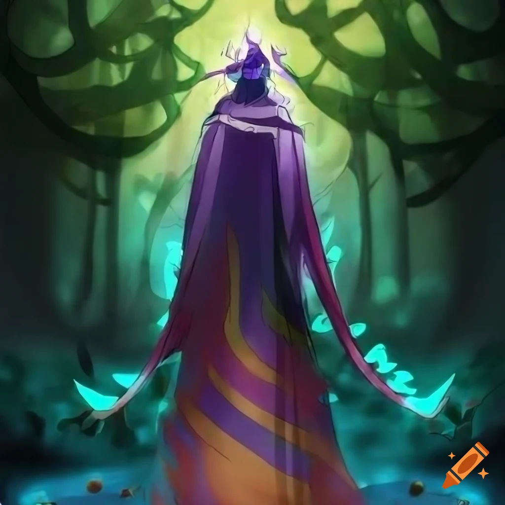 Anime-style depiction of a zanpakuto spirit summoning cloud warriors in ...