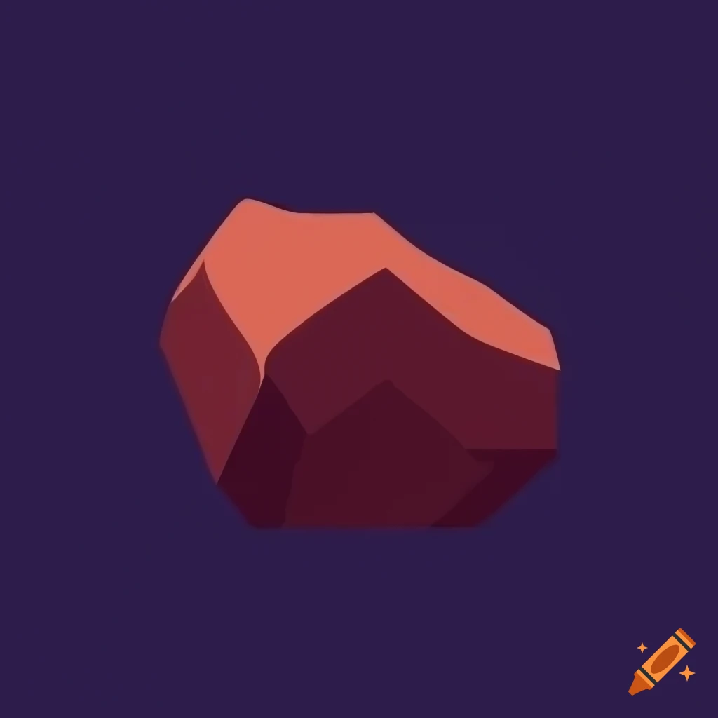 Minimalistic iron ore vector art on Craiyon