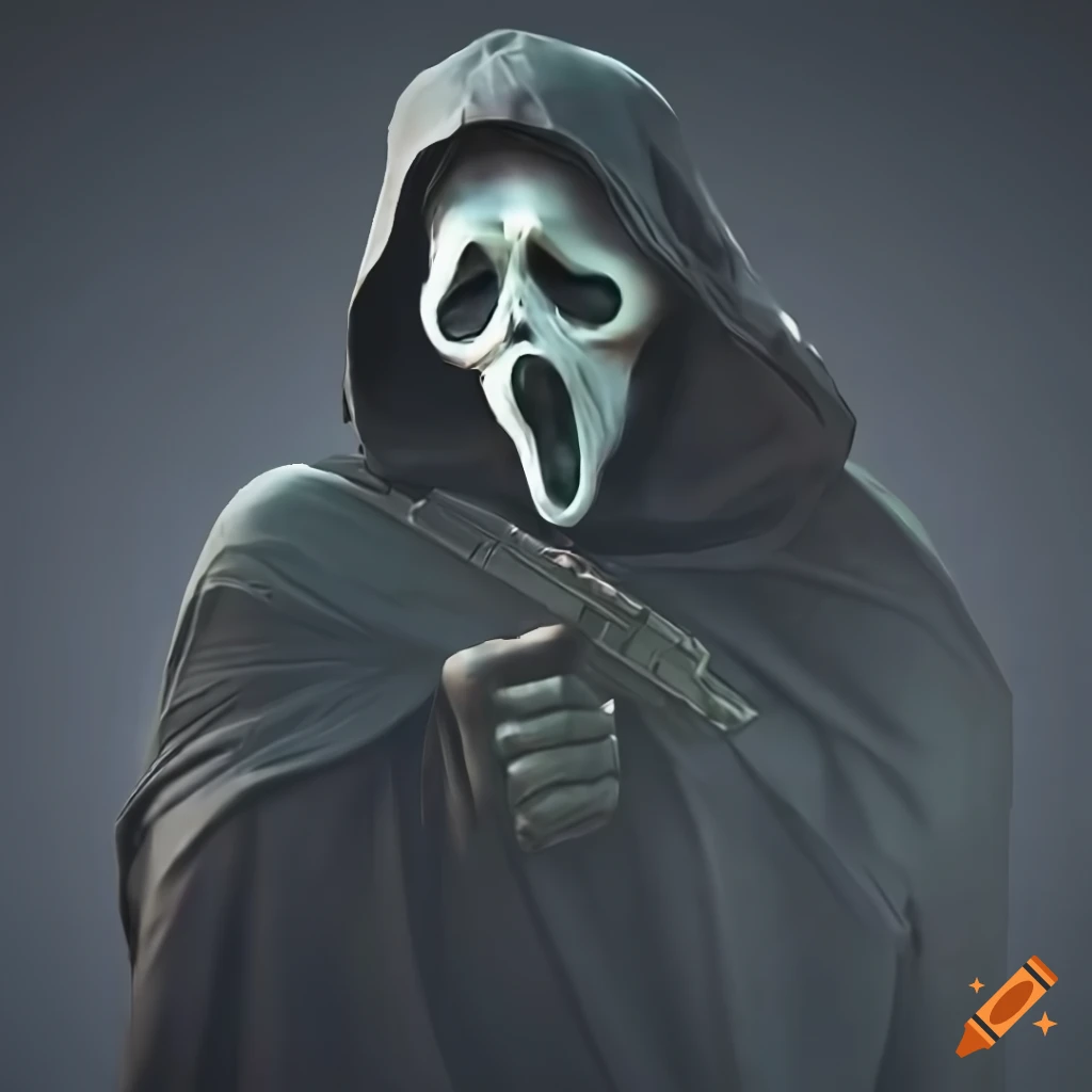 Ghostface military skin from a video game