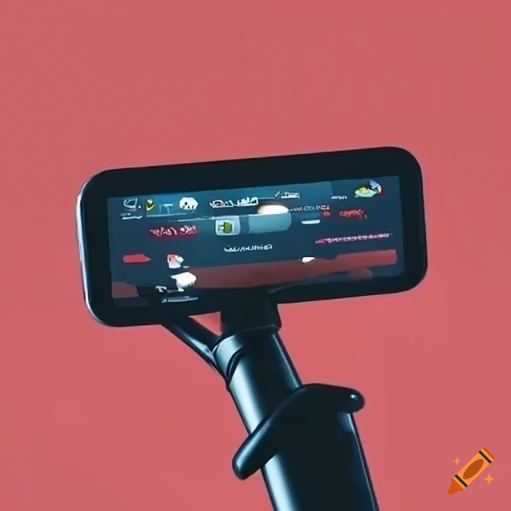 Sleek e-bike app interface on Craiyon
