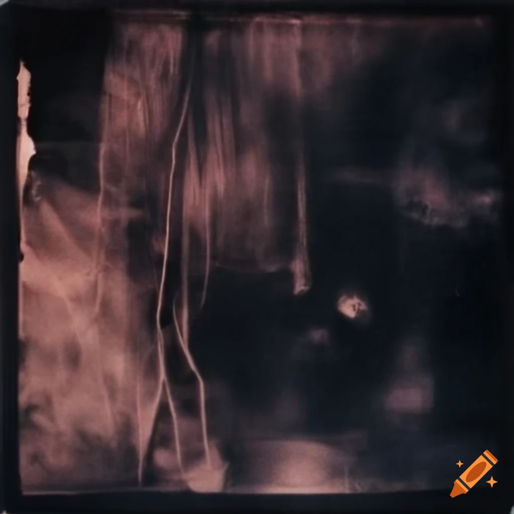 Edmund dulac gum bichromate art with damaged melted film effect on Craiyon