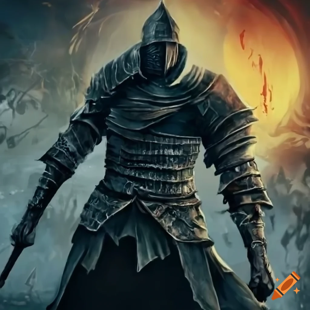 Humorous reference to dark souls on Craiyon