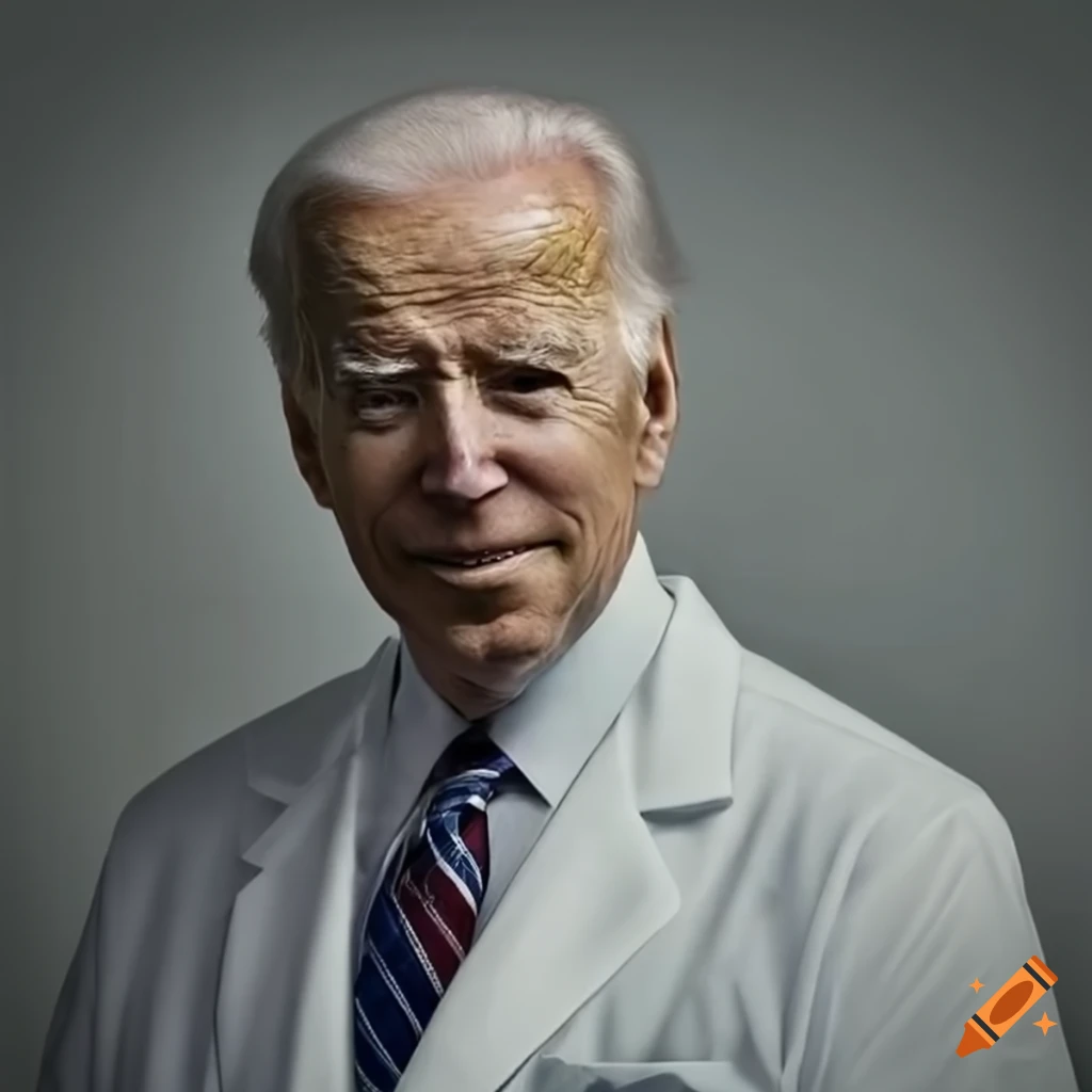 Professional portrait of dr. joe biden on Craiyon