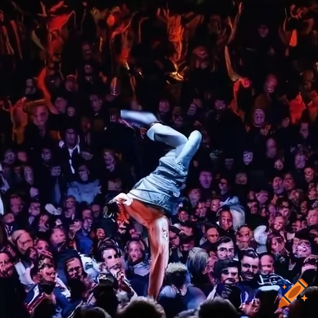 Emmanuel Macron showcasing his breakdancing skills on Craiyon