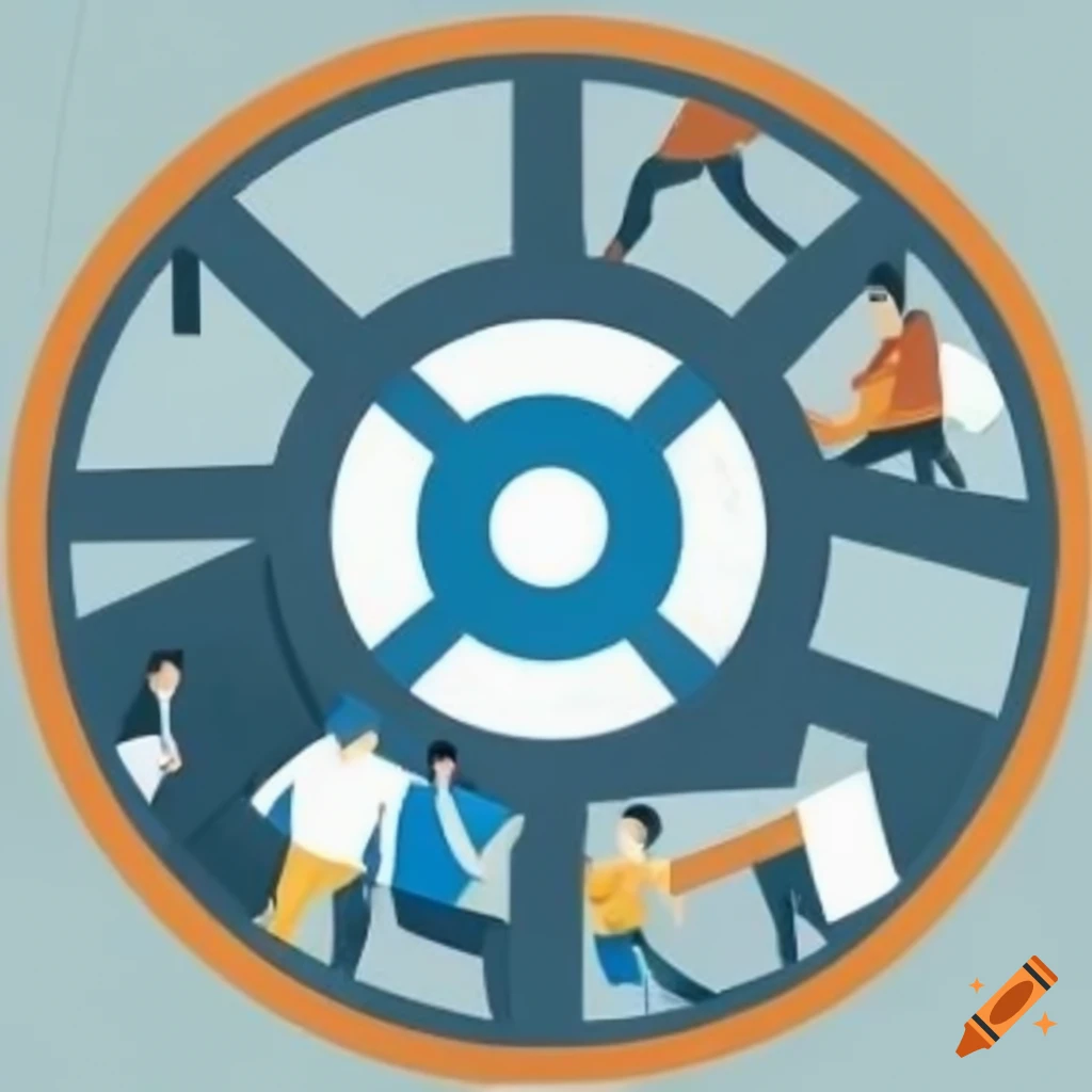 Illustration Of Project Management Concept On Craiyon