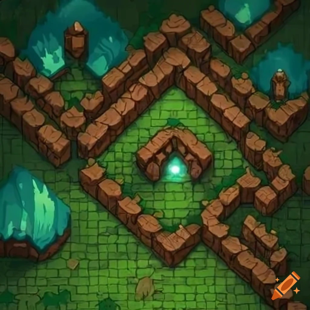 Rpg forest tiles on Craiyon