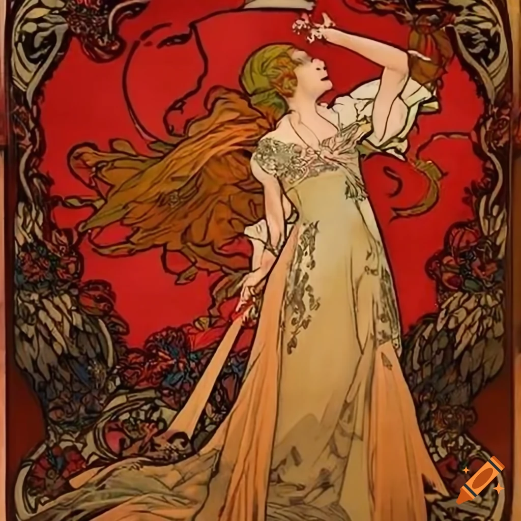 Artwork of two angels fighting with swords