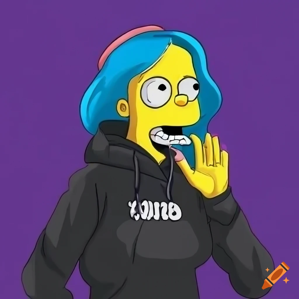 Mabel pines magically transforms into lisa from the simpsons on Craiyon