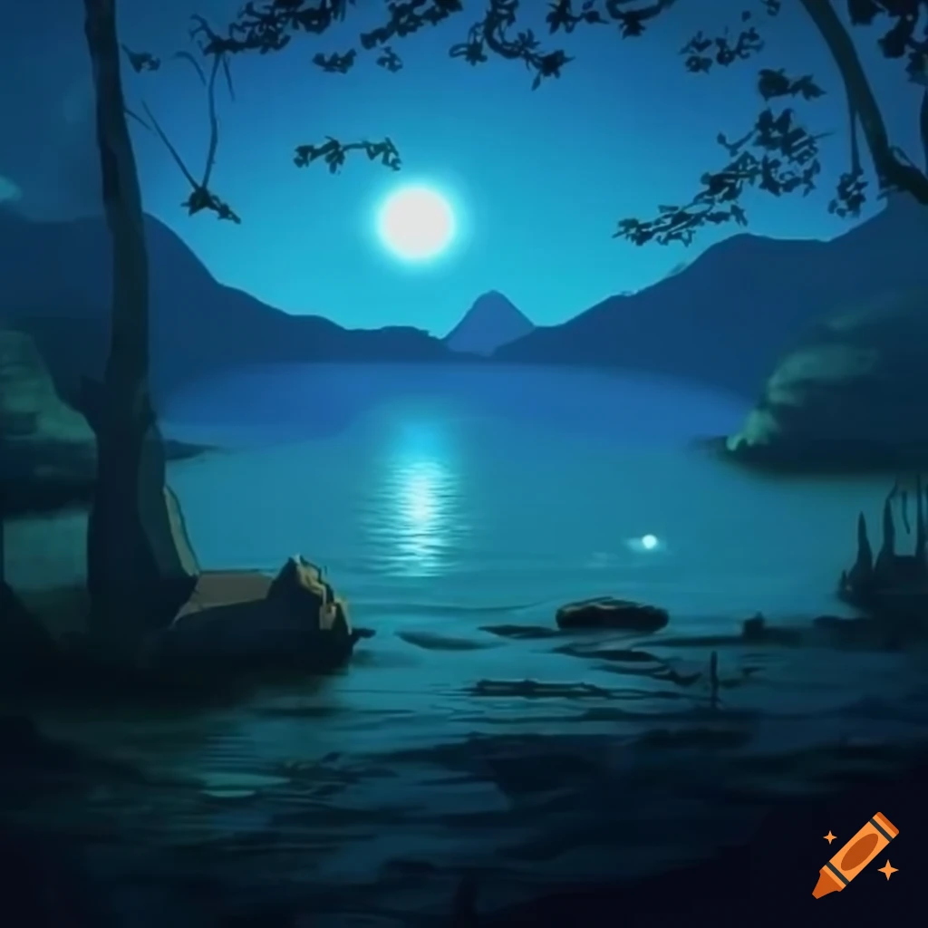 Illustration of sumon surrounded by glowing lights on Craiyon