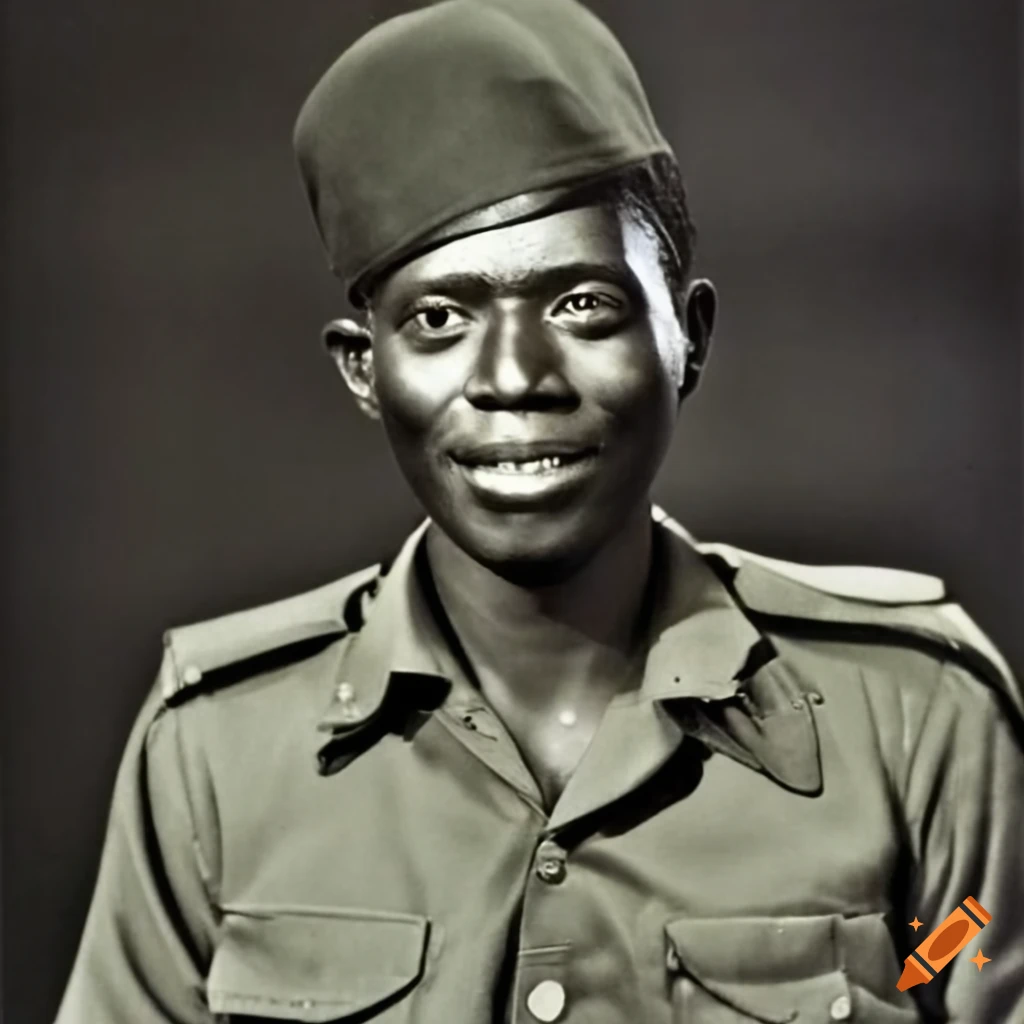 Portrait of Juvénal Habyarimana, rwandan military officer on Craiyon