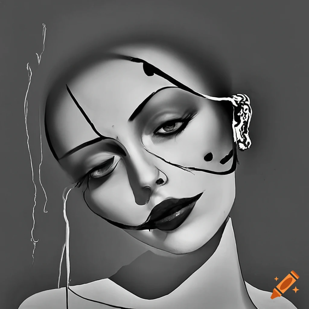 Murder mystery male model in a surreal cinematic noir scene on Craiyon