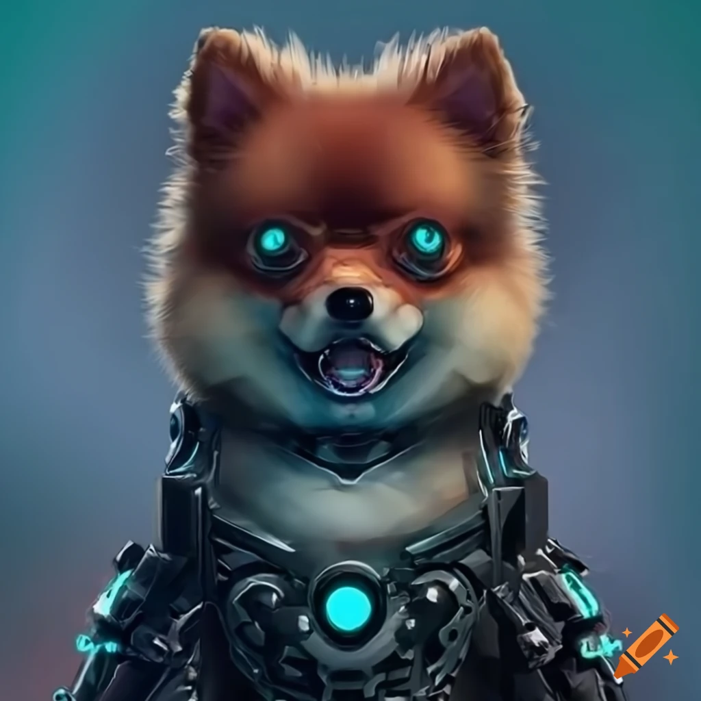 Robot furry on Craiyon