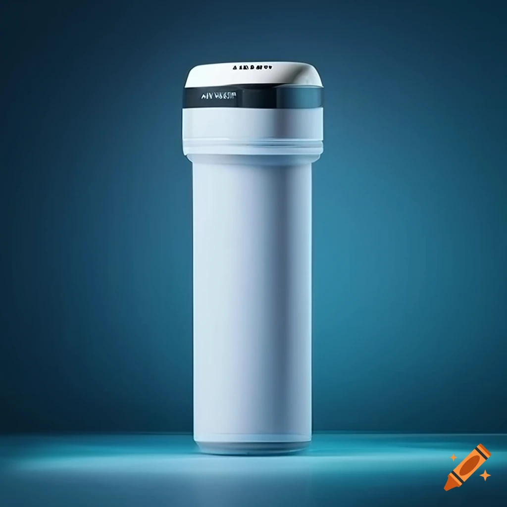 Image showcasing a three-stage water filter on Craiyon