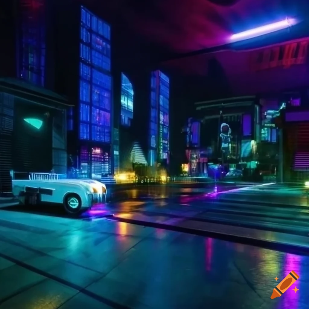 A quirky room with sci-fi elements and multiple themes on Craiyon