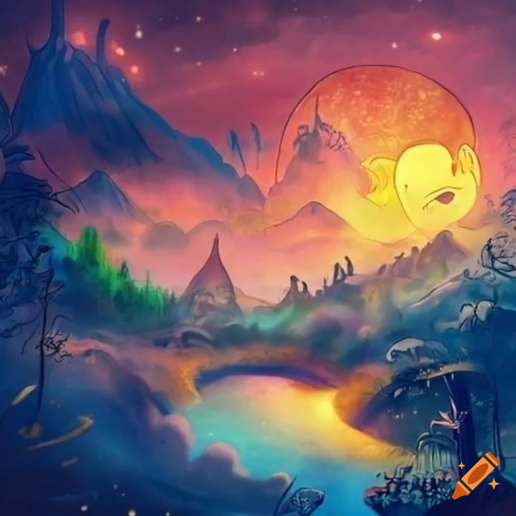 Aether smp logo on Craiyon