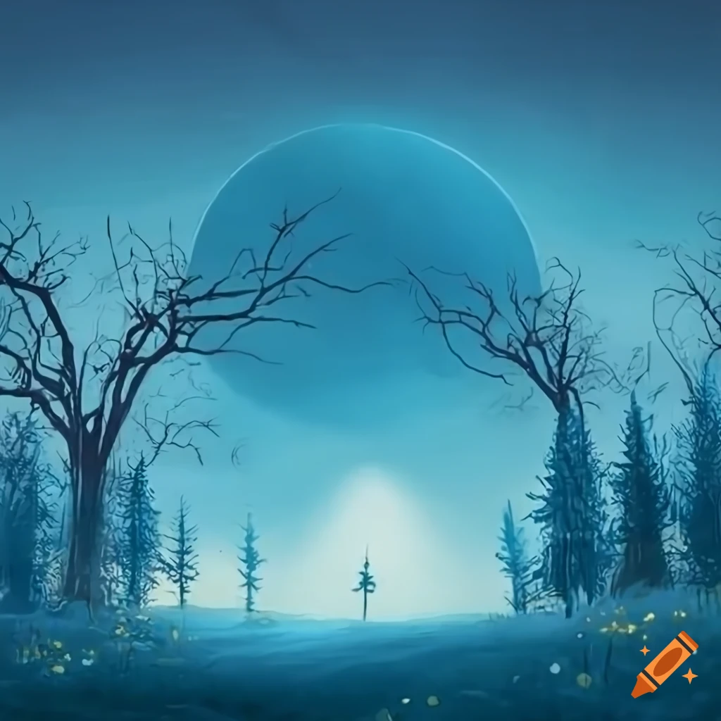 Illustration of a Forest Guardian overlooking a beautiful landscape on ...