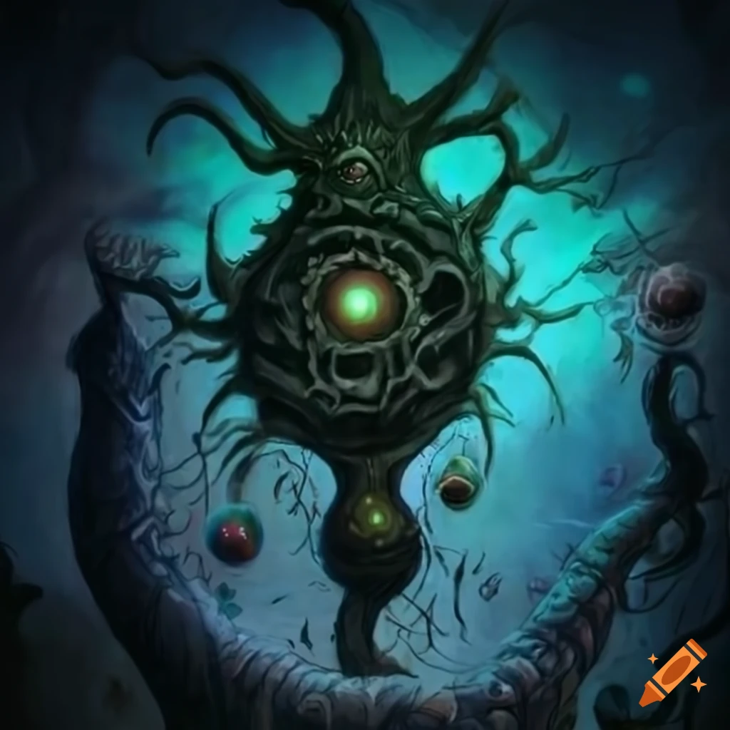 Azathoth artwork on Craiyon