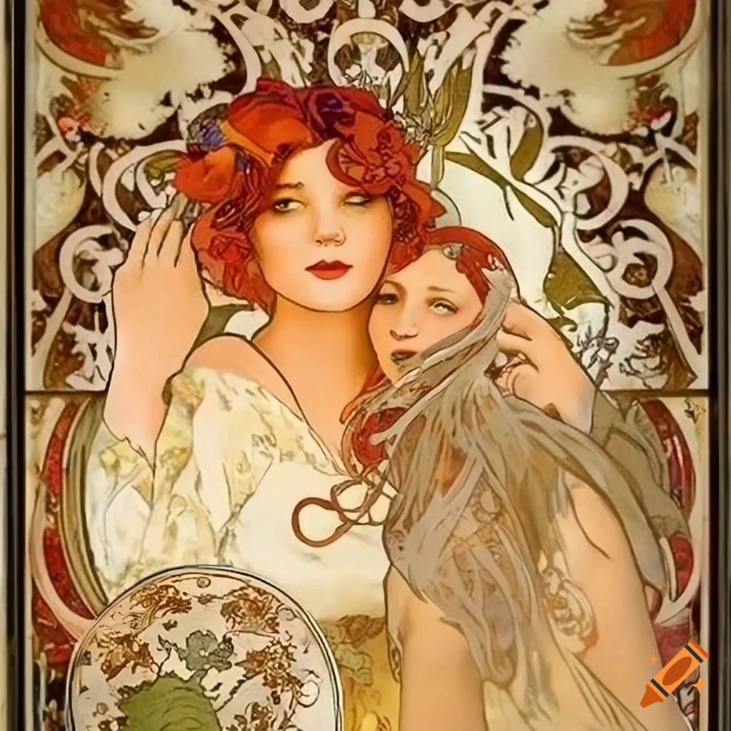 Illustration of two angels embracing each other on Craiyon