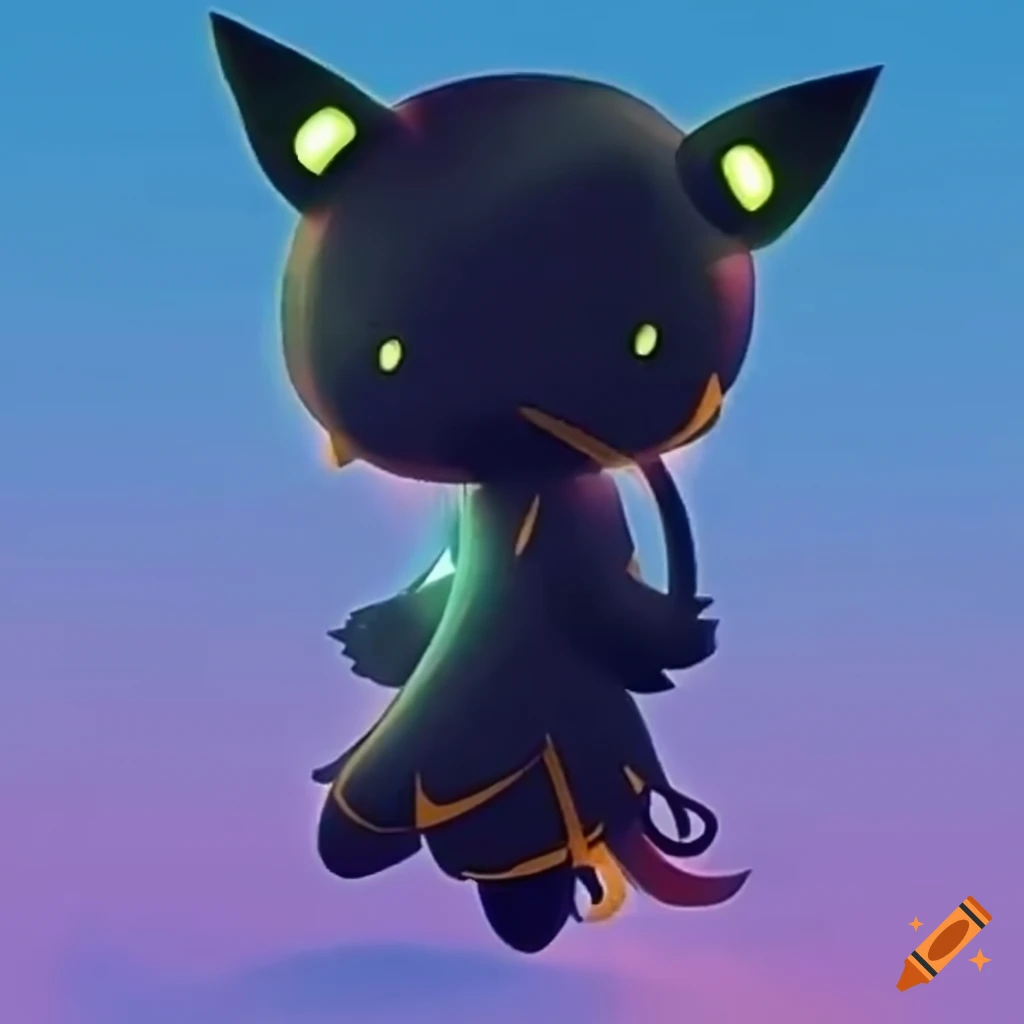 Adorable character with unique silhouette on Craiyon