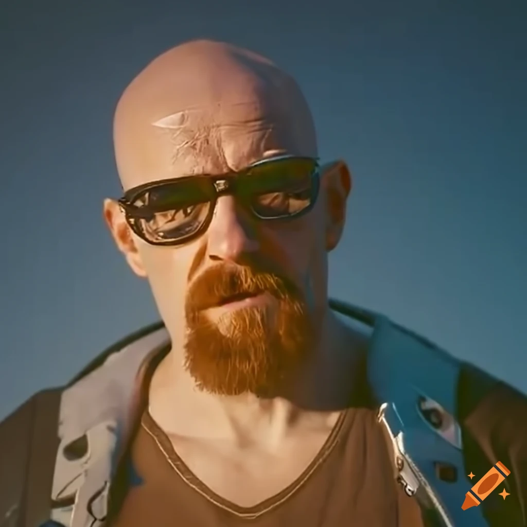 Image of walter white in cyberpunk 2077