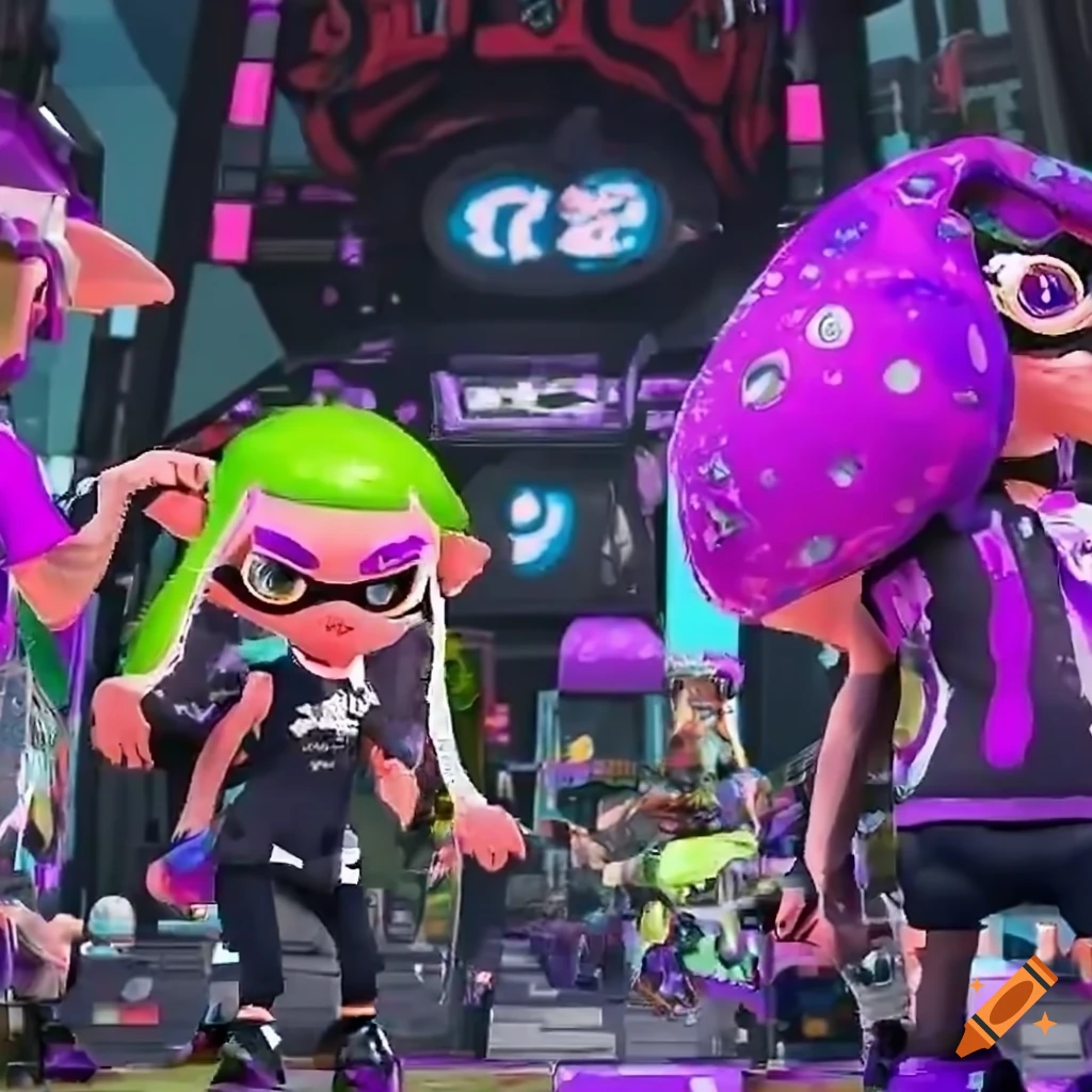 Splatoon images created on Craiyon