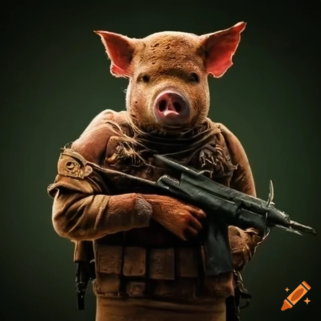 Police pig on Craiyon