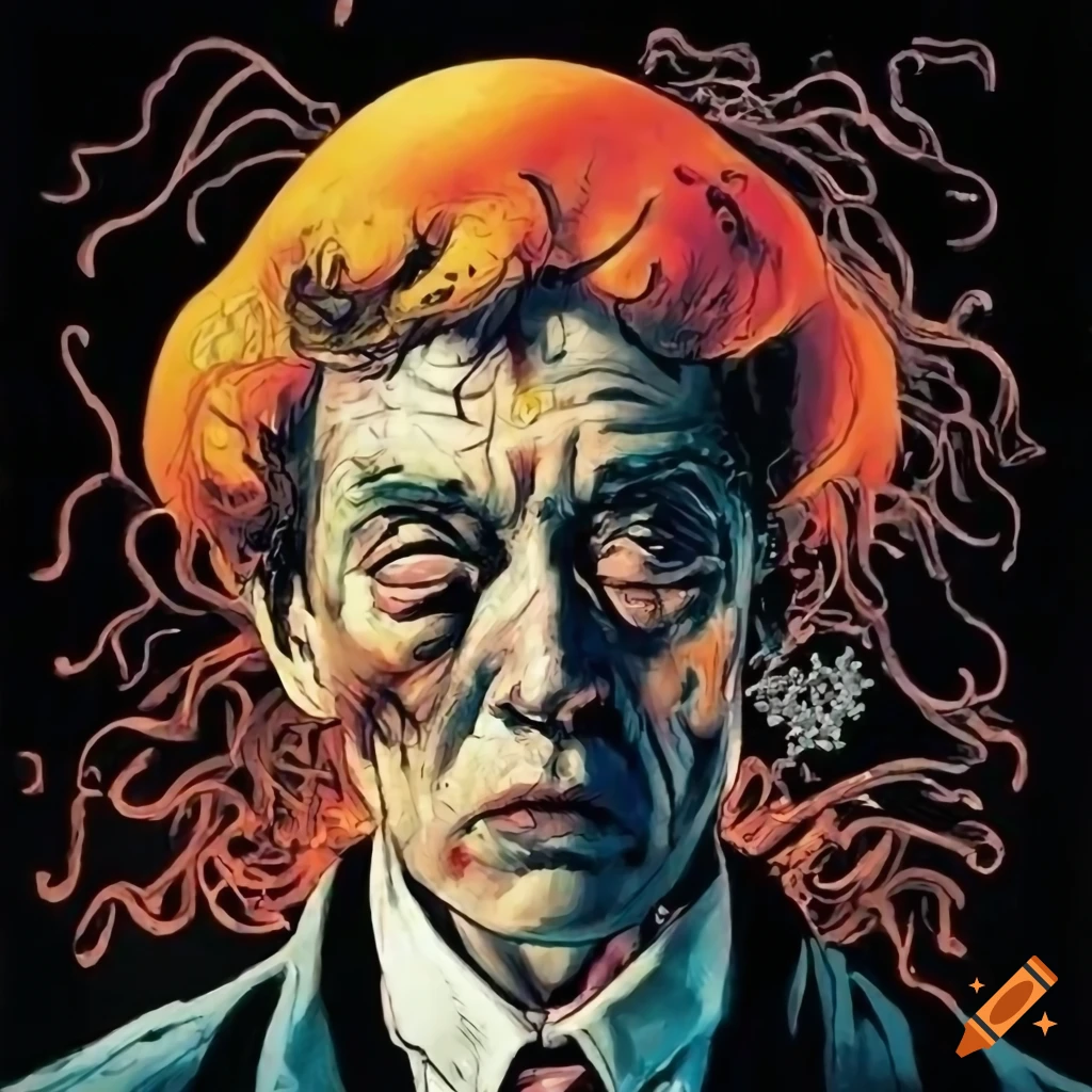 Villain from a noir graphic novel by norman rockwell on Craiyon