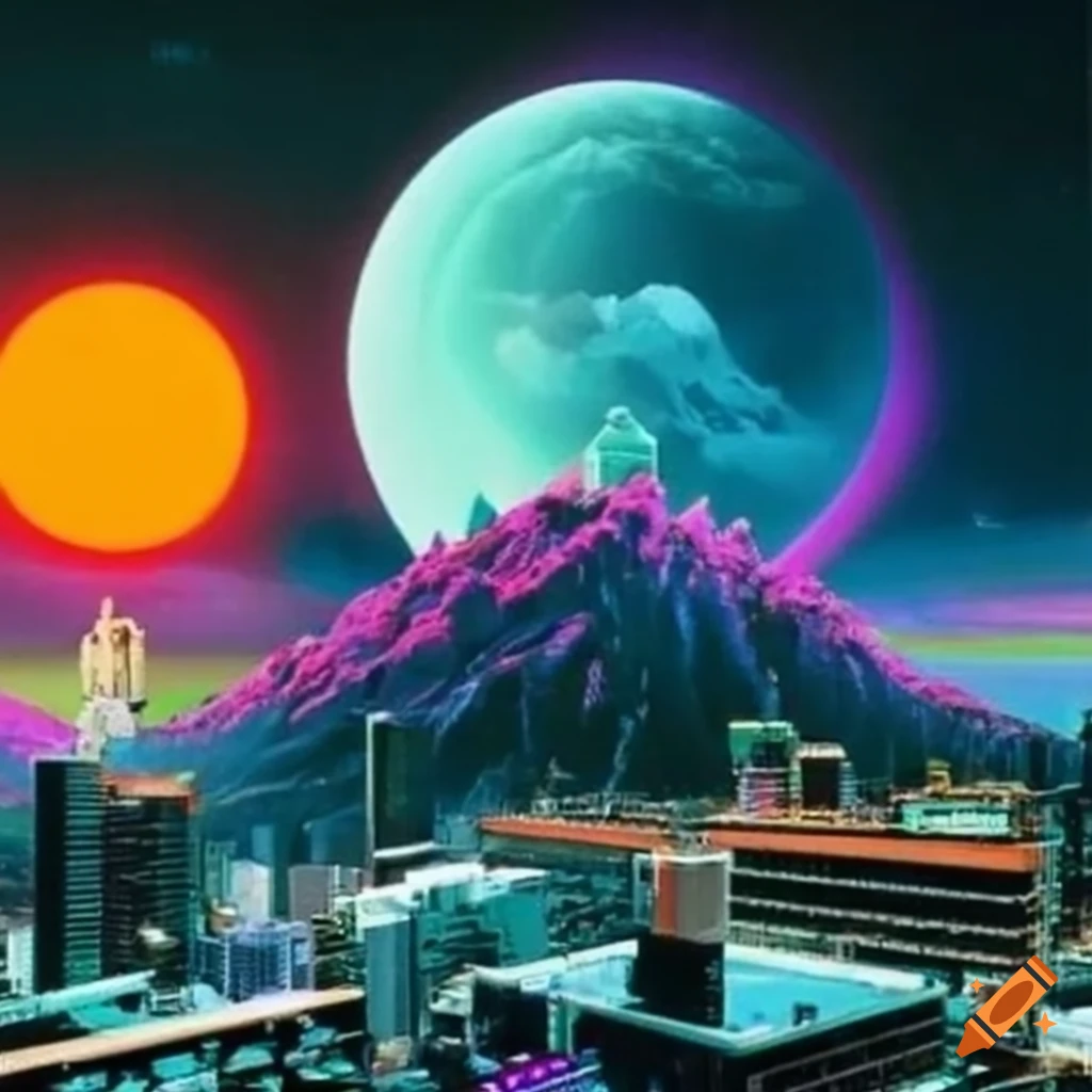 Collage of various pop culture references on Craiyon