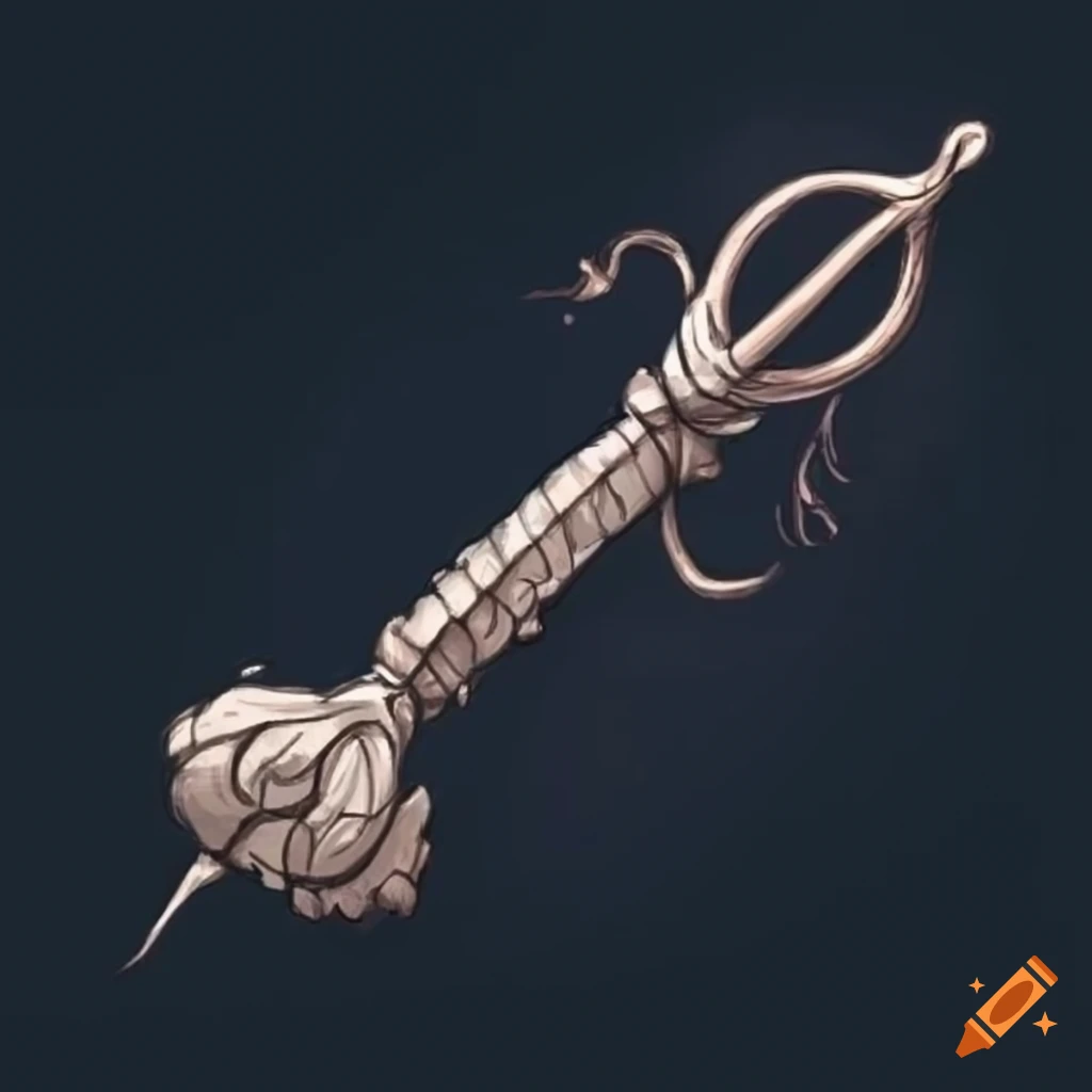 Sketch of a roman fibula