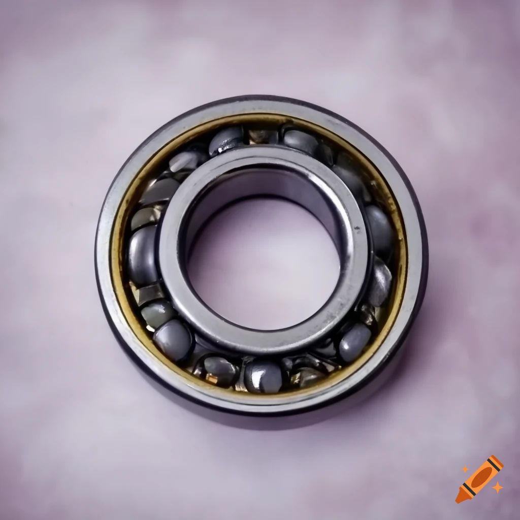 Realistic depiction of bearings and their parts on Craiyon