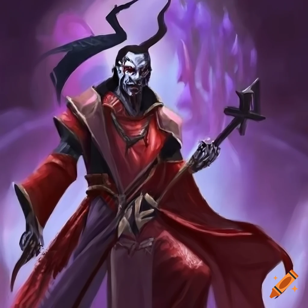 Illustration of Teferi's Bloodchies, a vampire wizard in Magic The ...