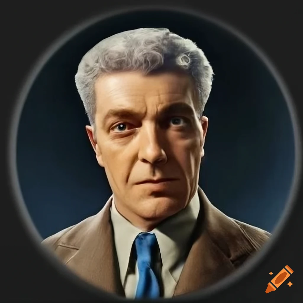 Photo of a male fbi agent in a vintage coat with a blue tie on Craiyon