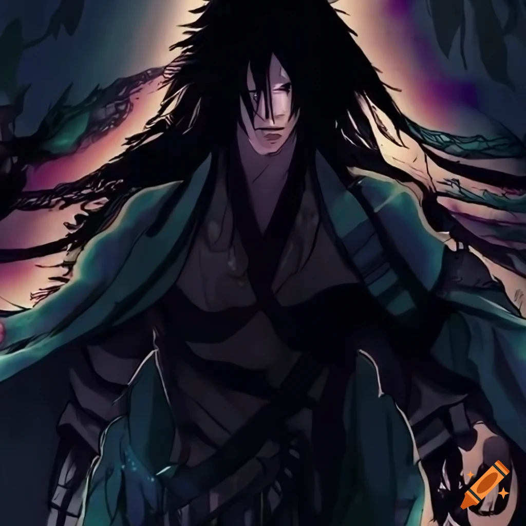 Naruto in ten tails jinchuriki form on Craiyon