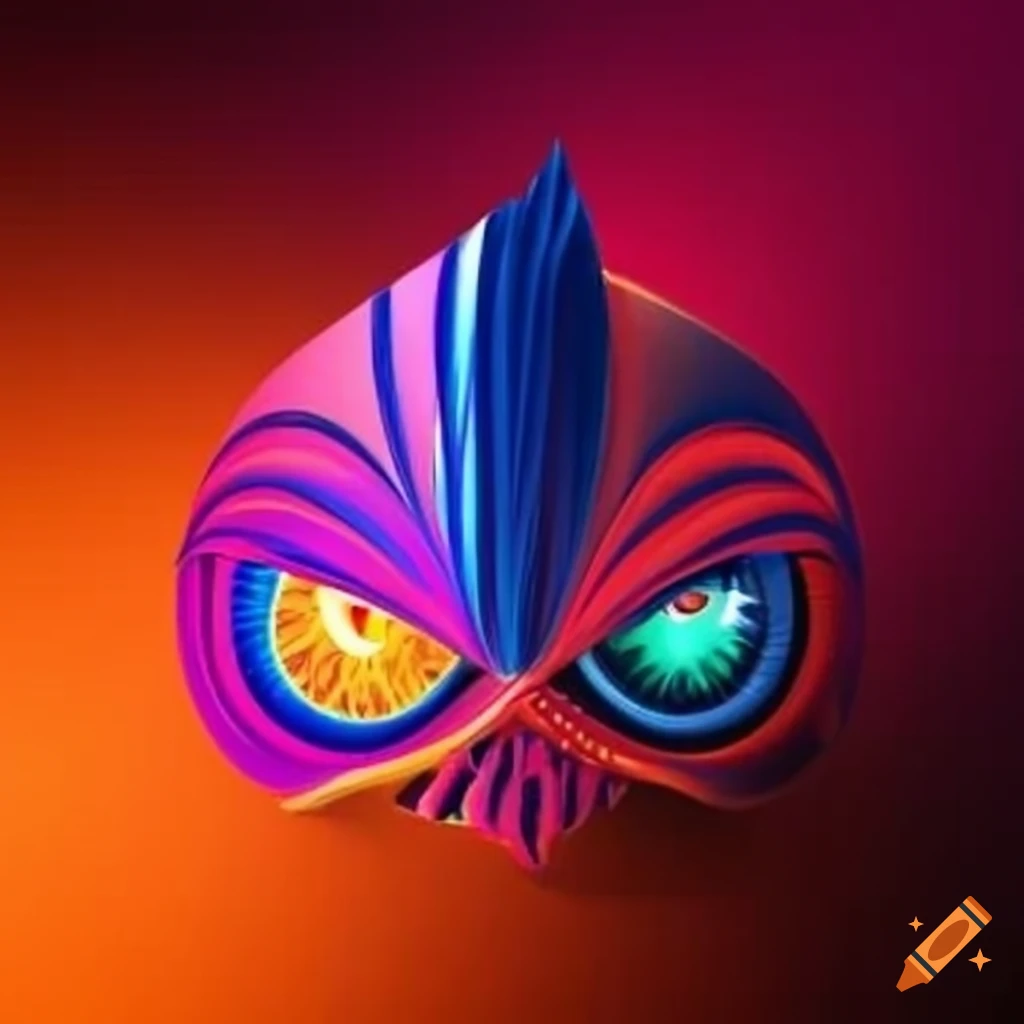 Stylized mask design on Craiyon