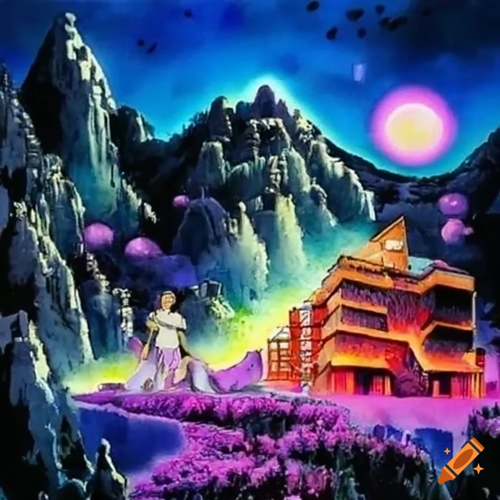 Collage of popular japanese animation posters