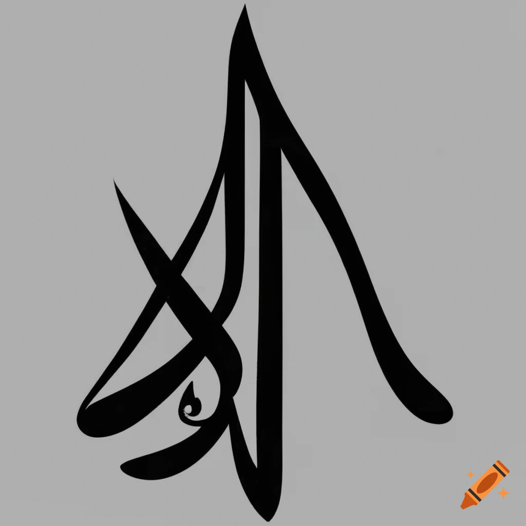 Black and white spellcasting symbol