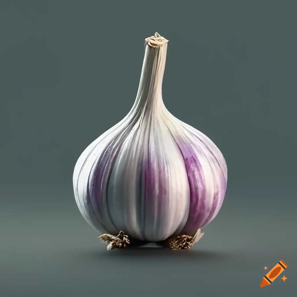 Garlic close-up shot in ultra high quality on Craiyon