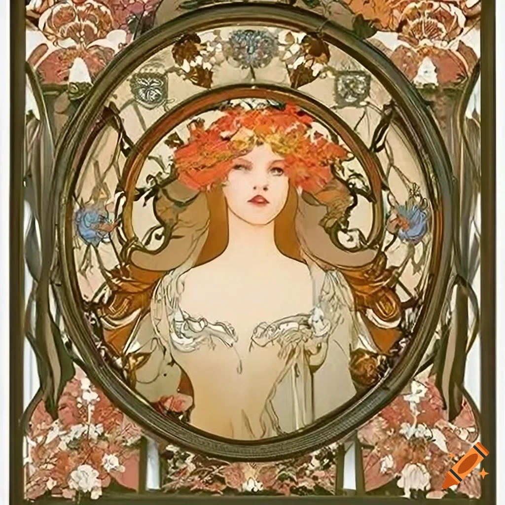 Manga-style artwork of a demon and angel in a window on Craiyon