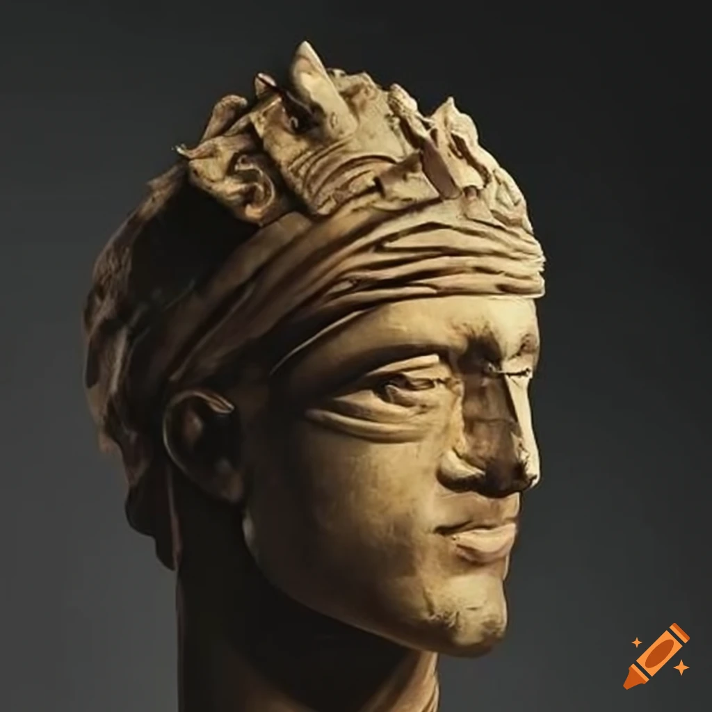 Portrait of Massinissa on Craiyon