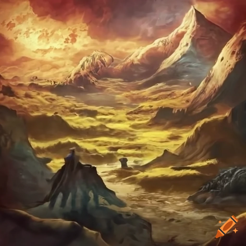 Map of the Shining Plains in the Forgotten Realms on Craiyon