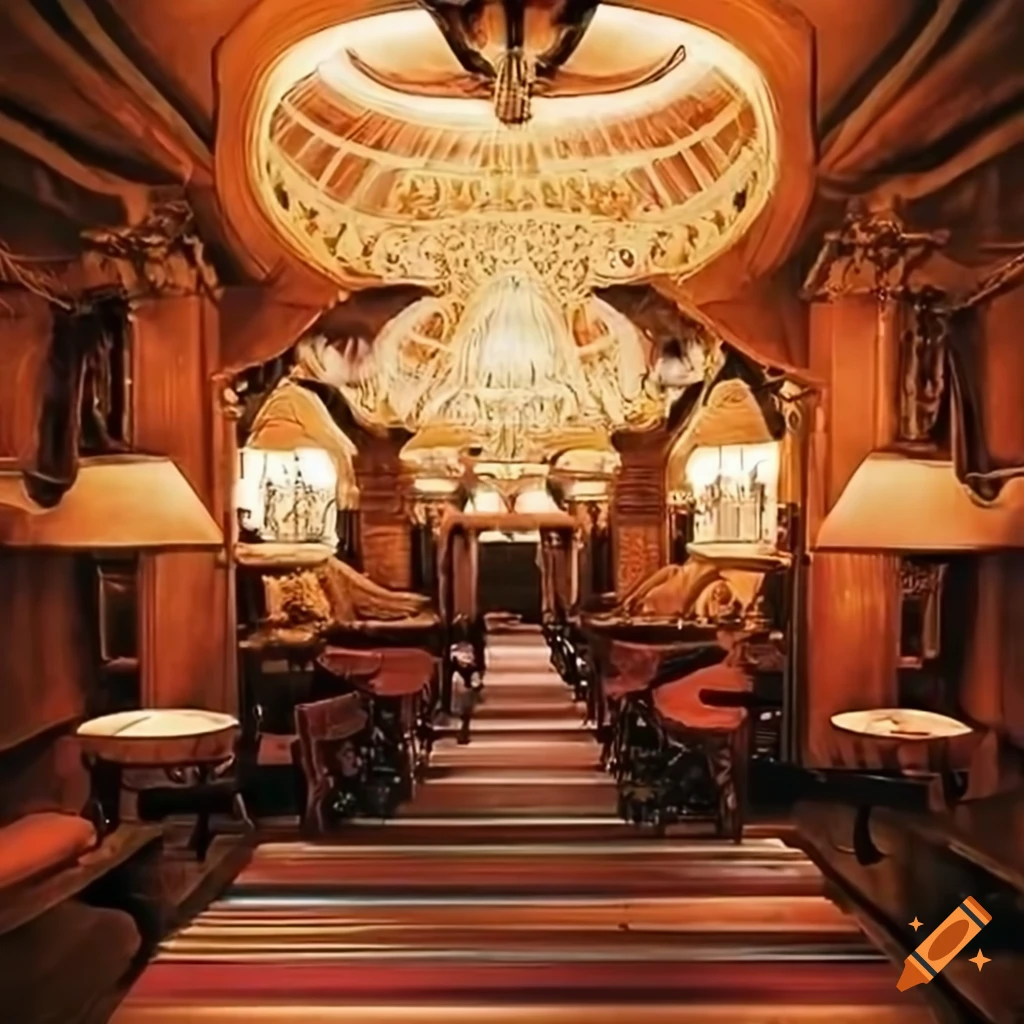 Elegant art deco hotel lobby in the style of wes anderson on Craiyon