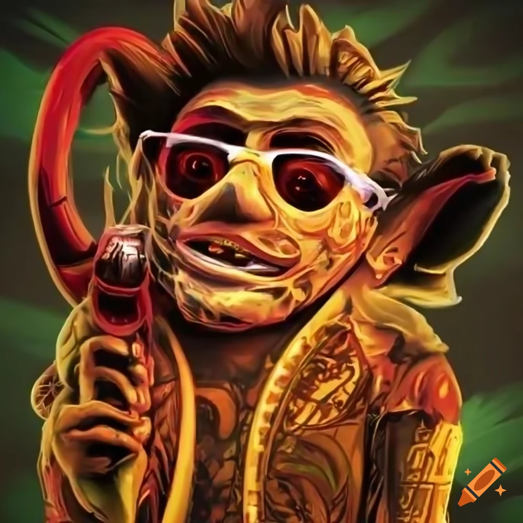 Illustration of dank sinatra on Craiyon