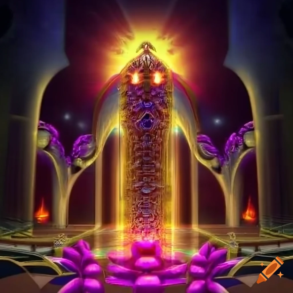 Ethereal artwork symbolizing life and death