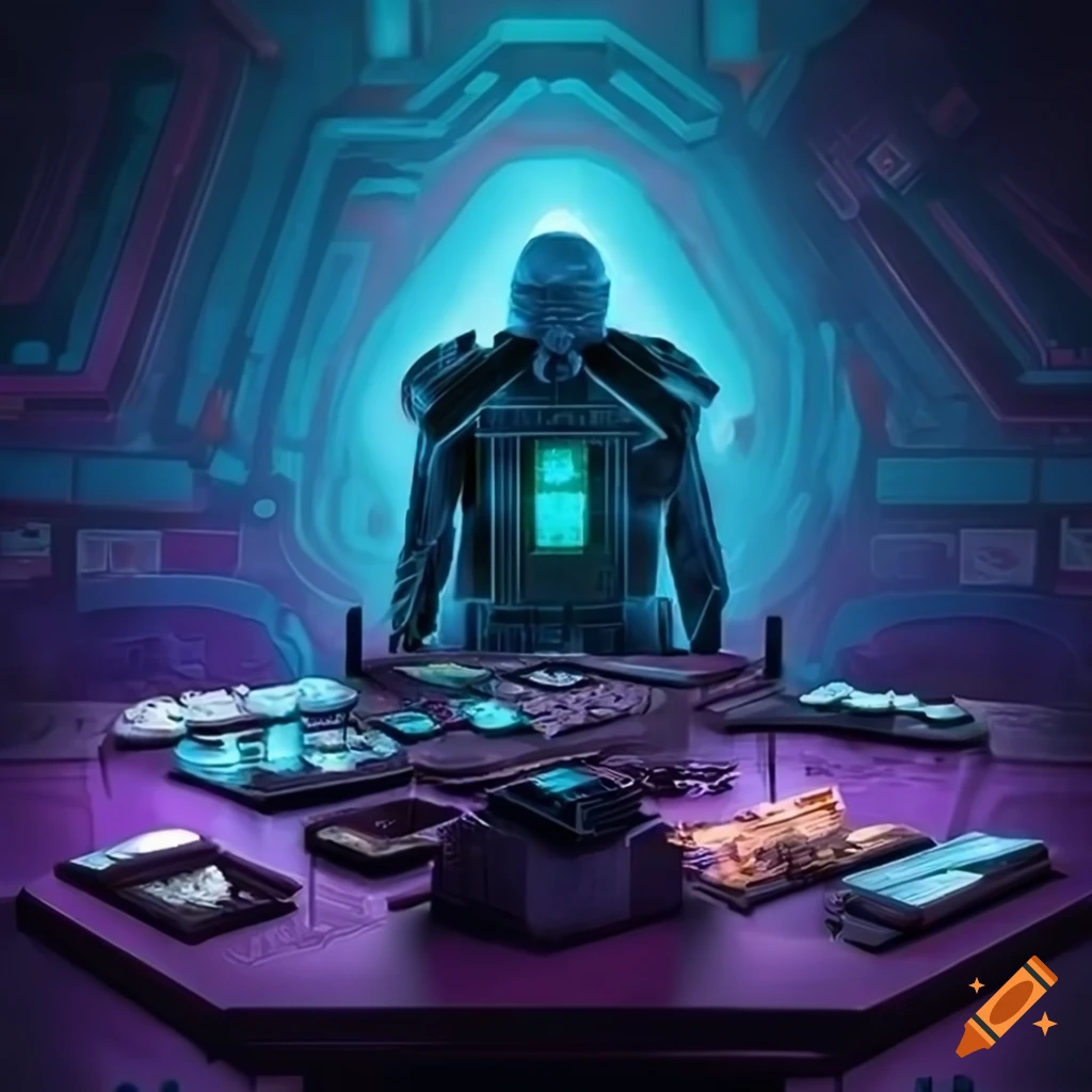 Box image of the "Route to Root" cyber security board game on Craiyon