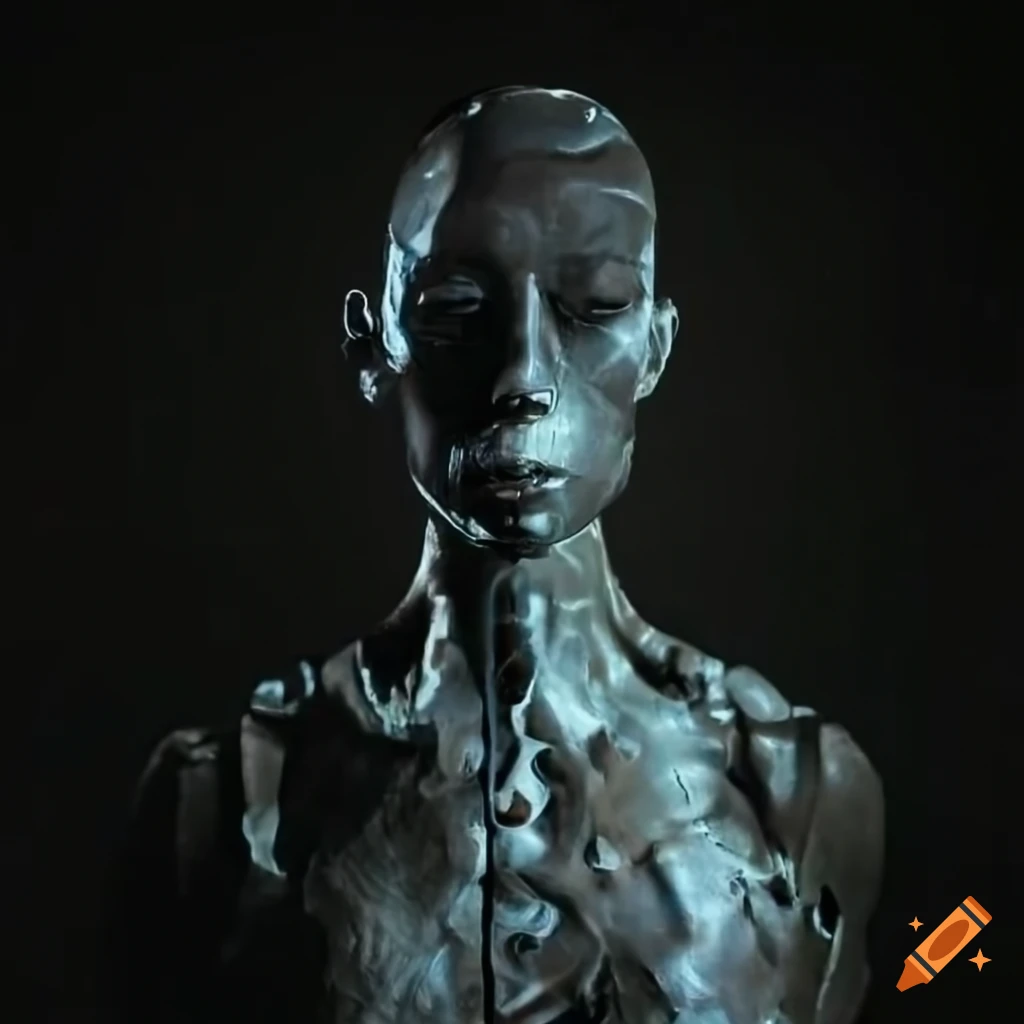 Colorful origami sculptures in vibrant lighting on Craiyon