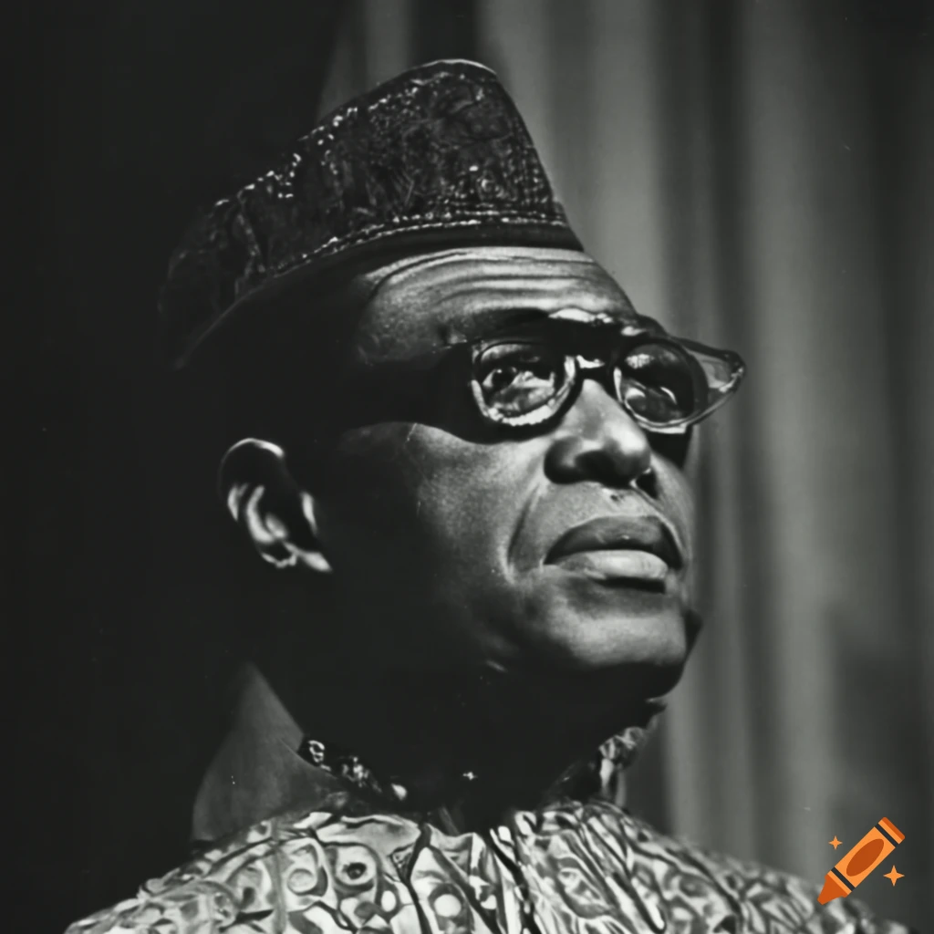 Portrait of mobutu sese seko